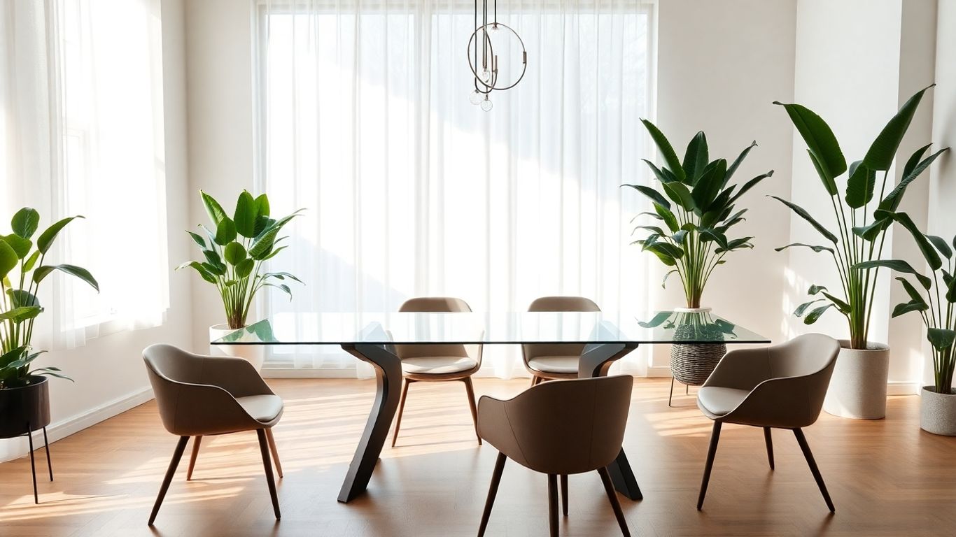 10 Stunning Glass Top Dining Table Ideas to Elevate Your Dining Space ...